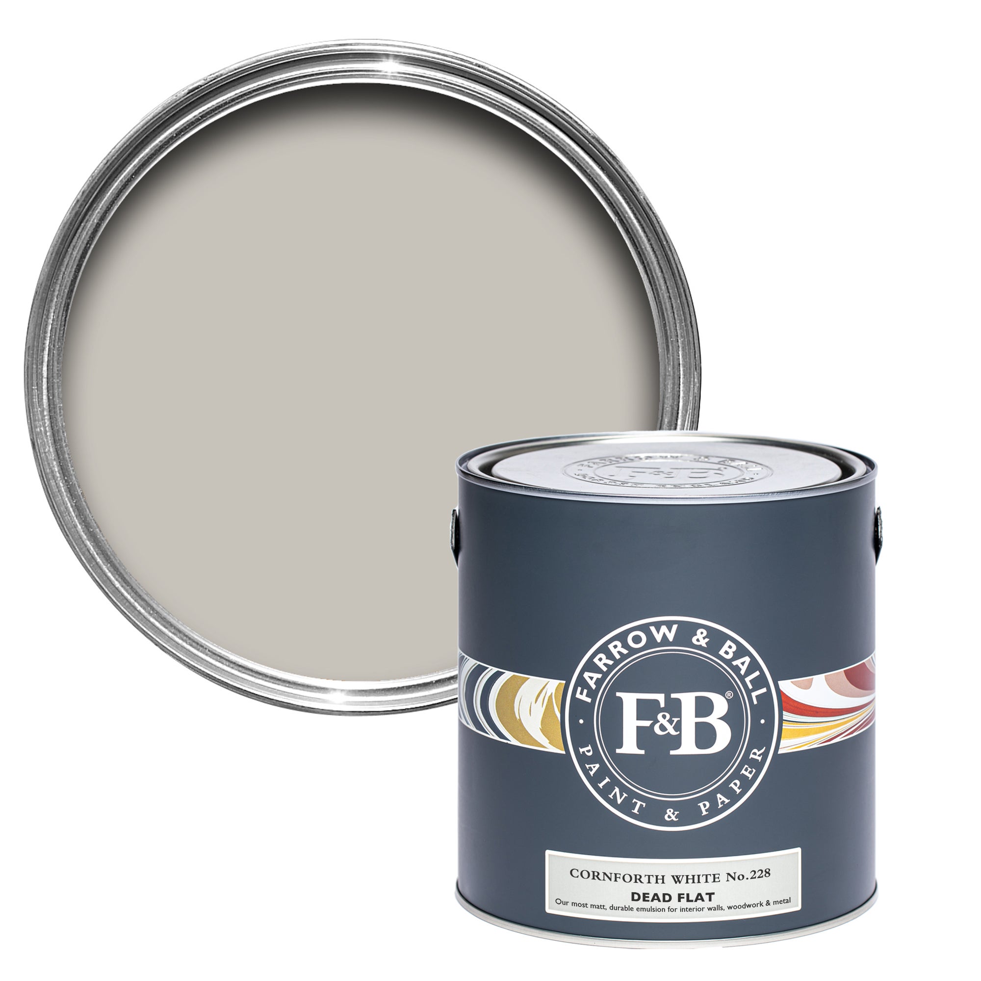 Cornforth White 228 i Ultramatt & tålig Inomhusfärg - Farrow & Ball ...