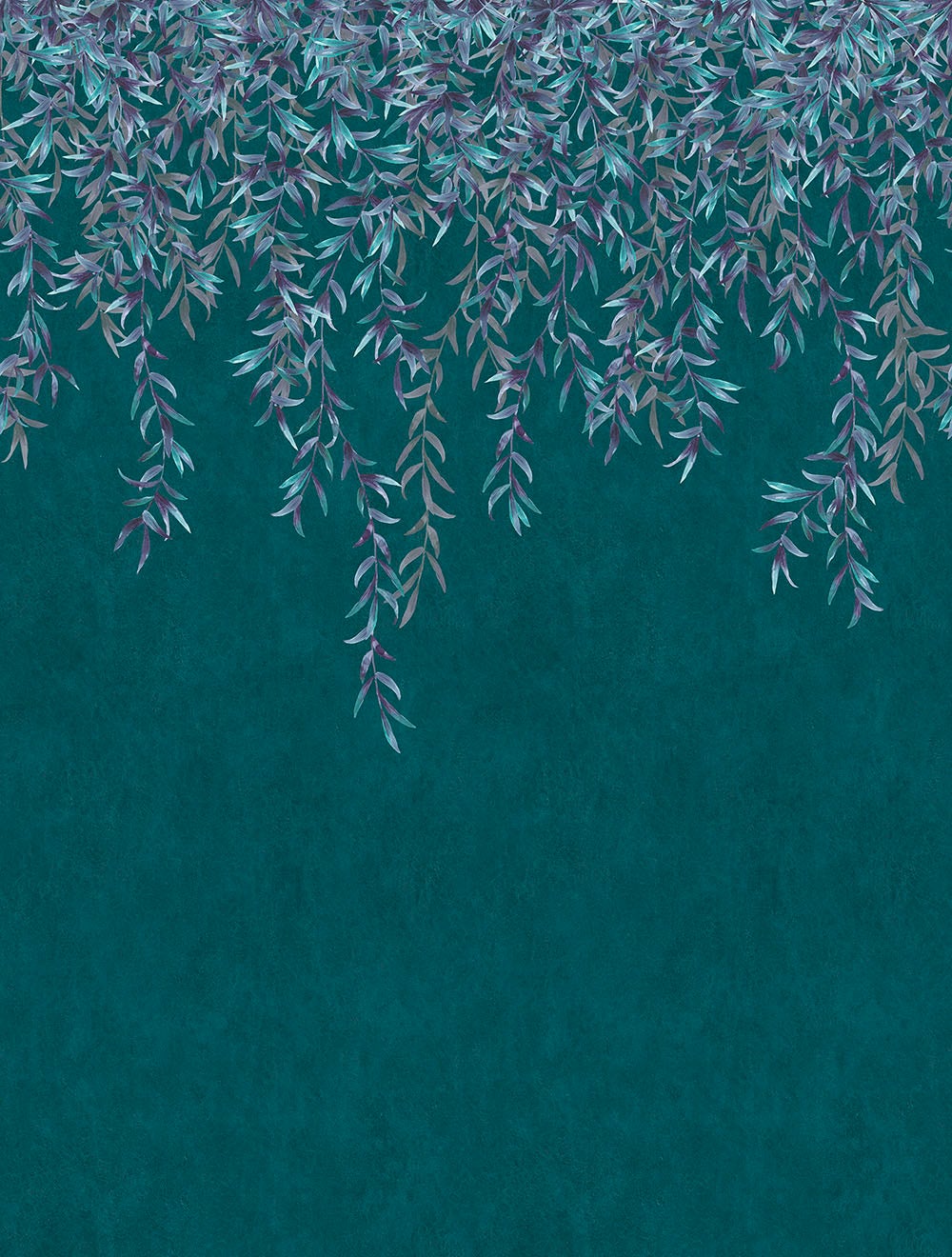 Caribbean II Greenery Mural