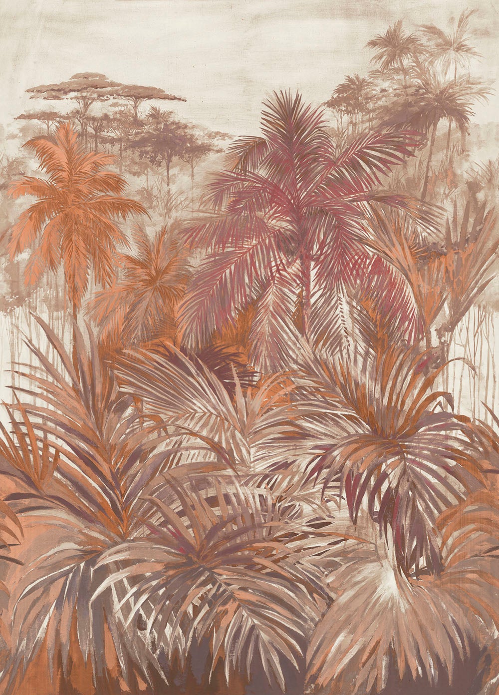 Caribbean II Selva Mural